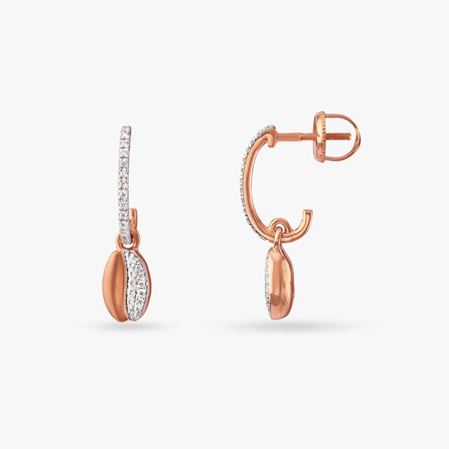 Charming Minimal Diamond Drop Earrings