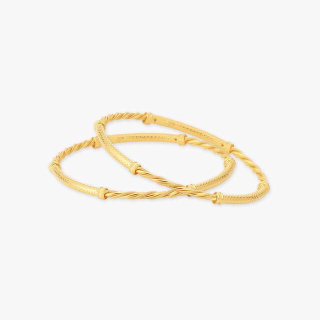 Twisted Radiance Bangles