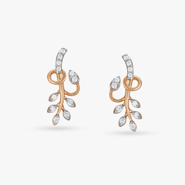 Gentle Allure Diamond Stud Earrings