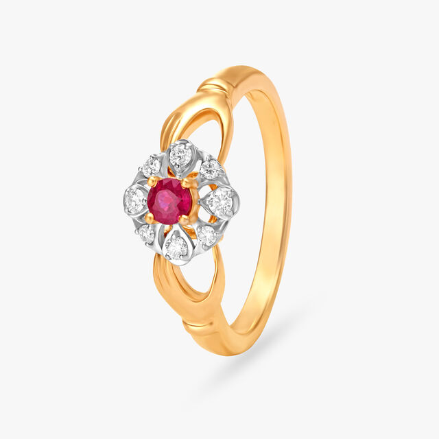 real ruby ring tanishq
