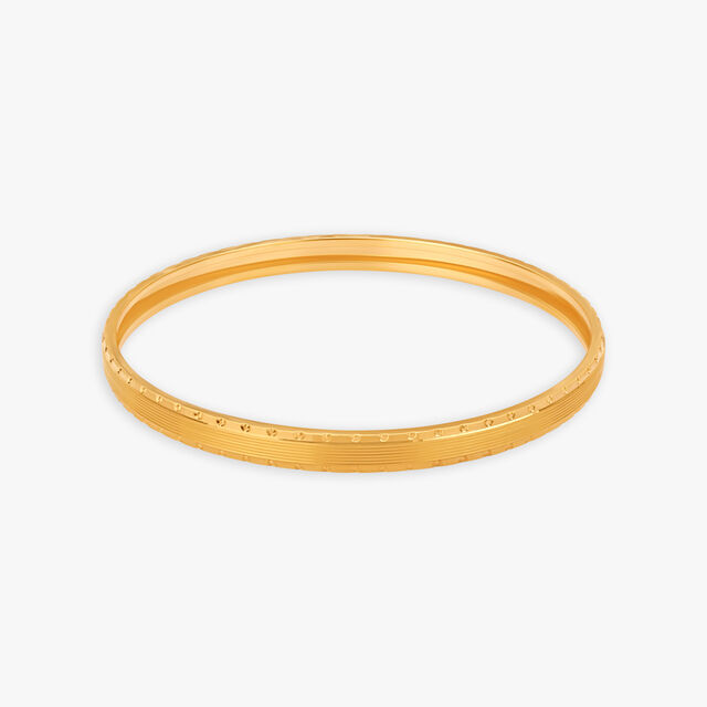 Slender Gold Bangle