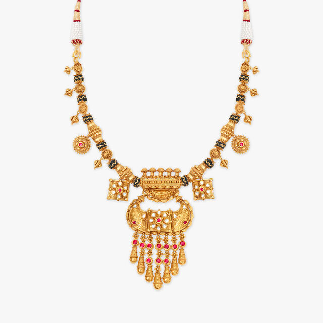 Regal Gold Necklace Set