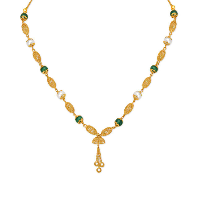 Fancy Gold Bead Chain