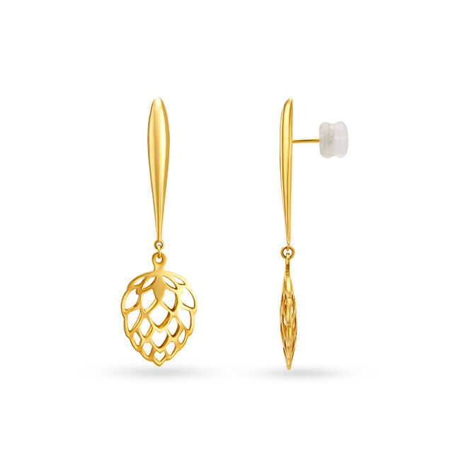 Charming Gold Drop Earrings