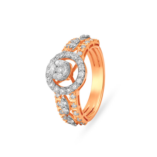 Stately Diamond Finger Ring
