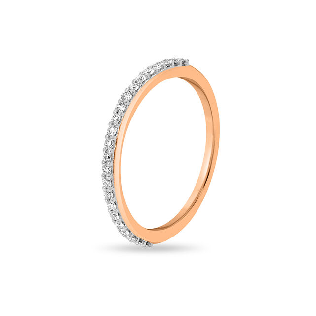 18KT Rose Gold Oculus Diamond Ring