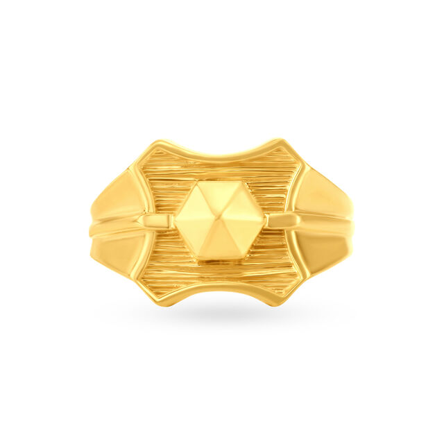 Classy Simple Gold Ring for Men