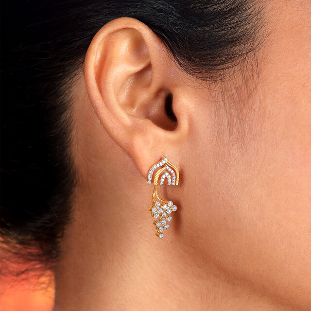 Mesmerizing Modular Diamond Earrings
