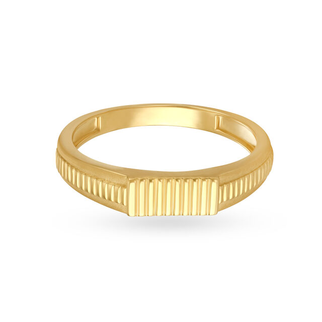 Abstract Whimsical Gold Ring