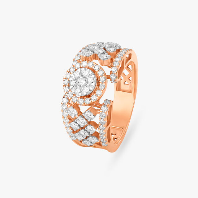 Modern Grace Diamond Ring