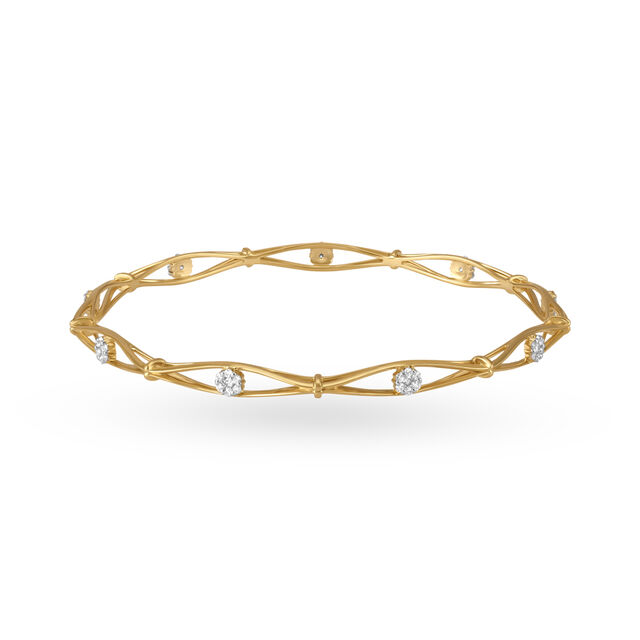 Radiant Diamond Bangle