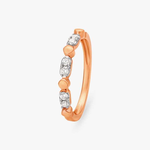 Elegant Stackable Diamond Rings