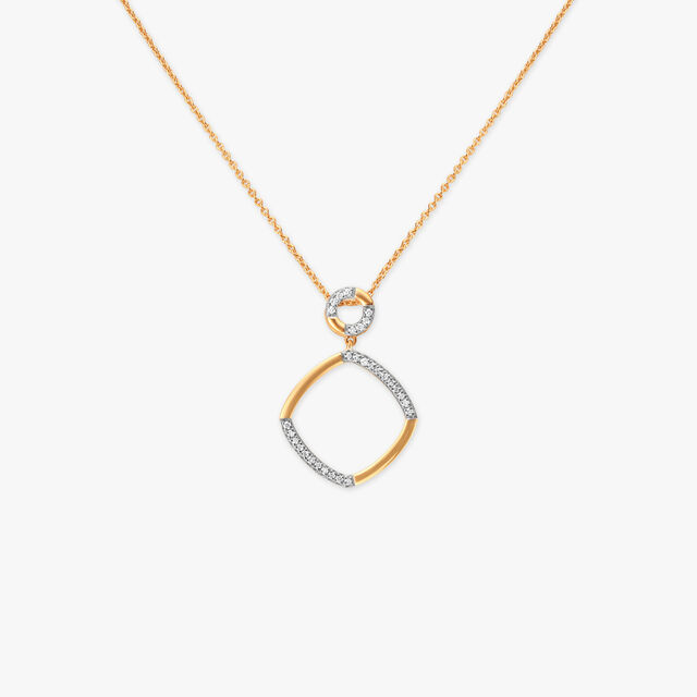 Dial Up The Bling! Diamond Pendant with Chain