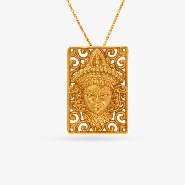 Brilliant Goddess Durga Pendant