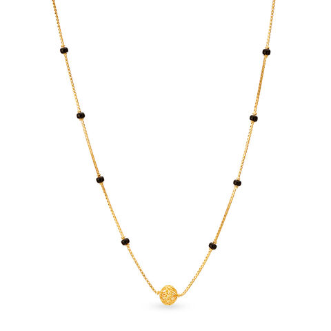 white gold mangalsutra tanishq