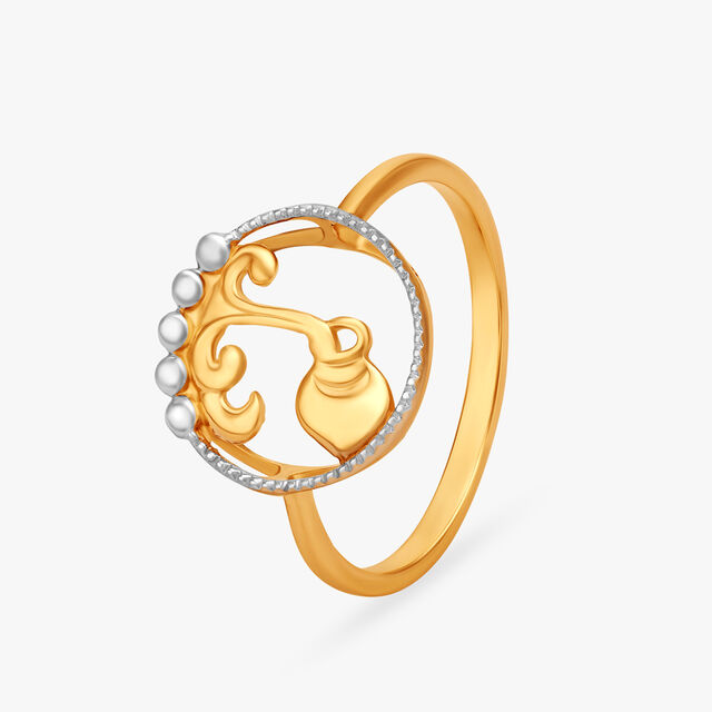 Elegant Aquarius Ring