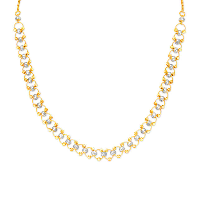 Modern Link Style Hand Made Gold Chain