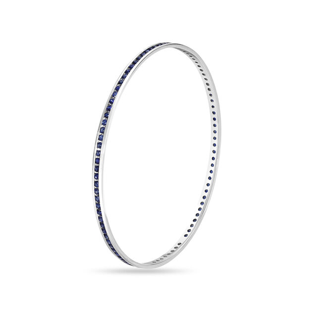 14 KT Blue Sapphire Bangle