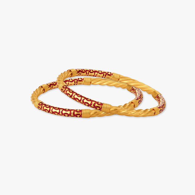 Graceful Radiance Bangles