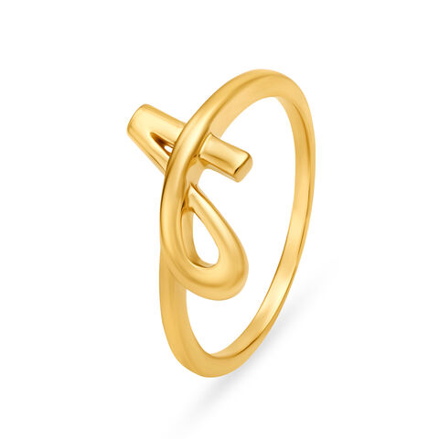 Gold Rings For Men & Women | Alphabet Rings