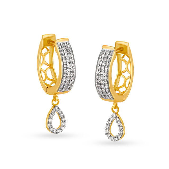 Charming Gold Hoop Earrings