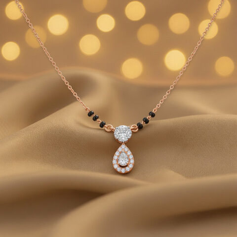 white gold mangalsutra tanishq