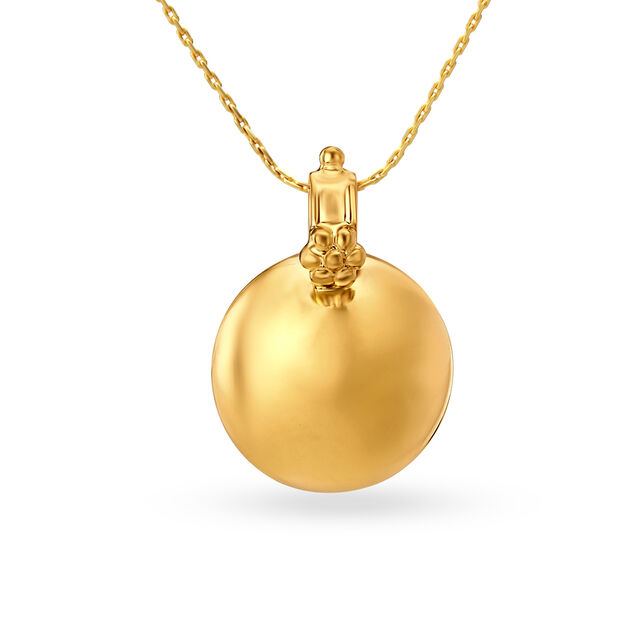 Lustrous Gold Thali Pendant