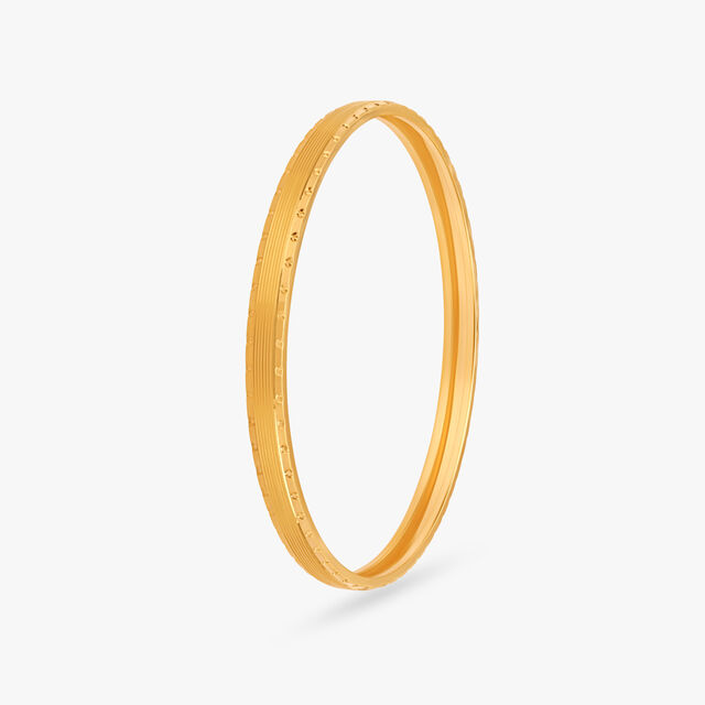 Slender Gold Bangle