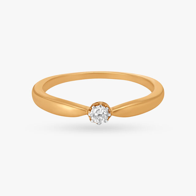 Stunning Slender Diamond Ring