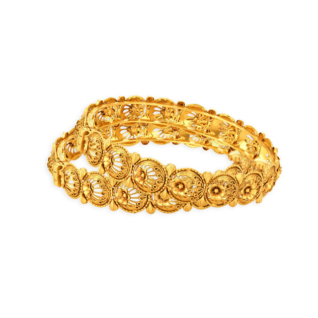 Tanishq Gold Bangles Designs With Price