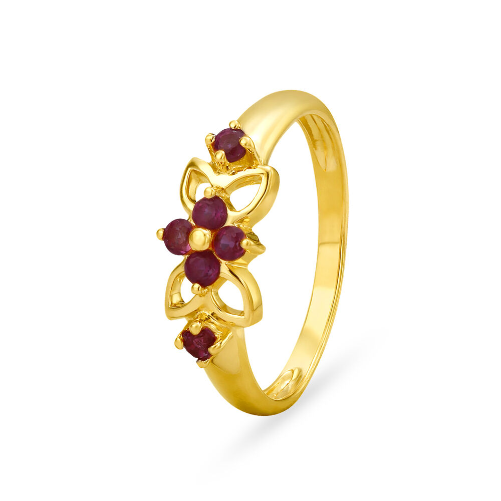 real ruby ring tanishq
