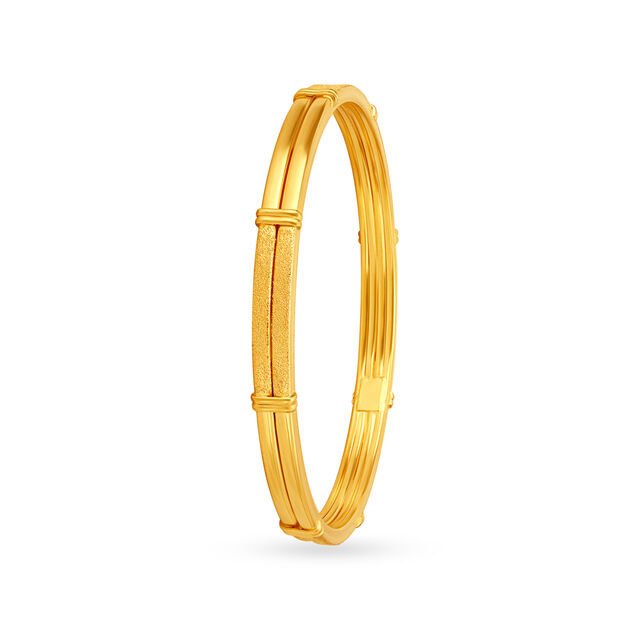 Classy Matte Gold Bangle