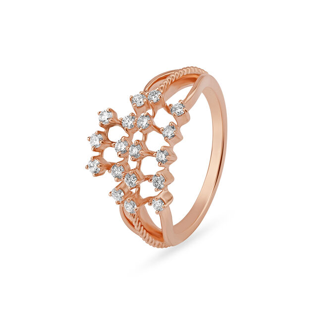 Pretty Crossover Finger Ring