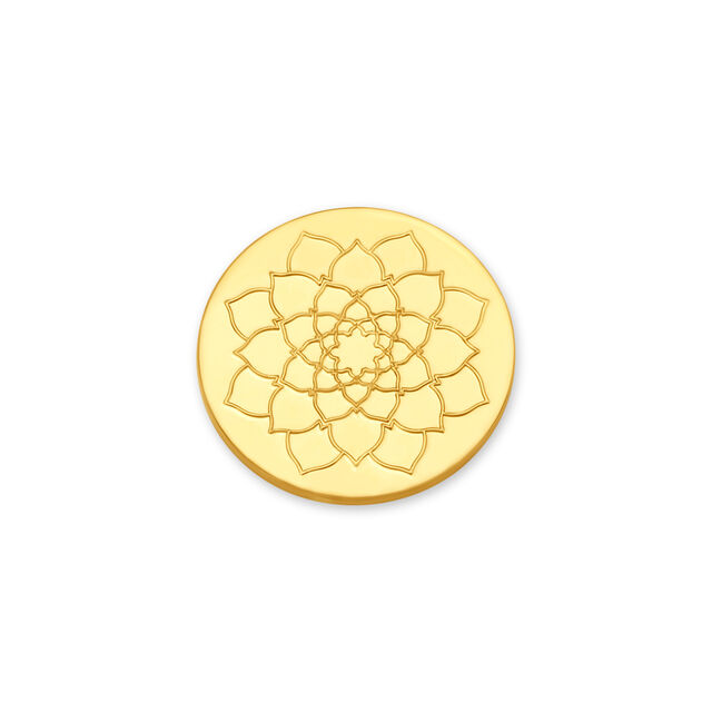 1 Gm 24 Karat Lotus Gold Coin