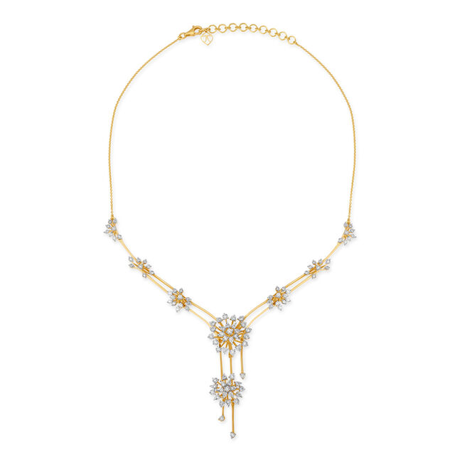 Two Tiered Diamond Necklace Set