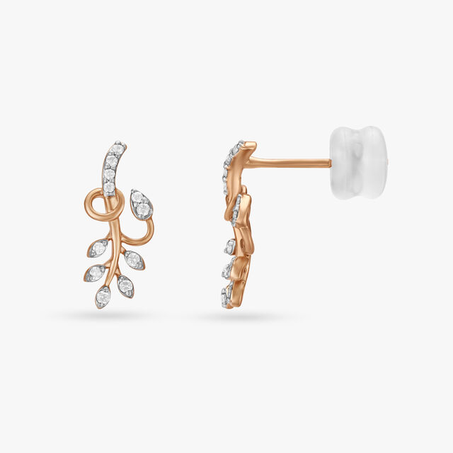 Gentle Allure Diamond Stud Earrings