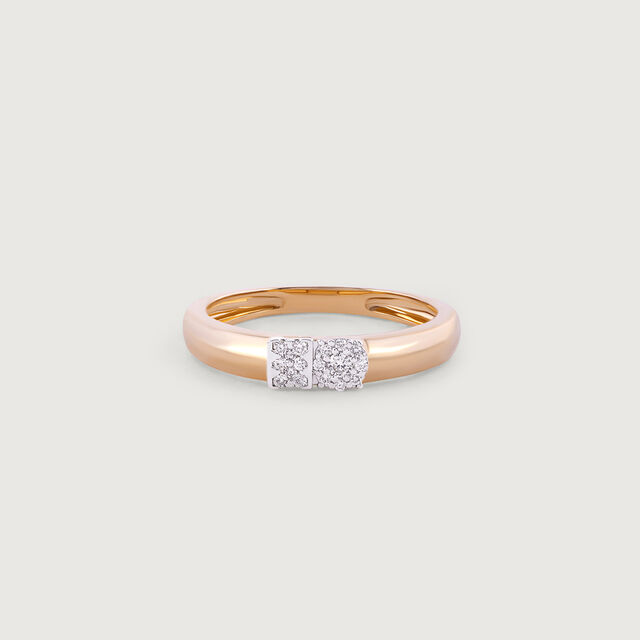 Forever Flex Gold & Diamond Finger Ring for Men