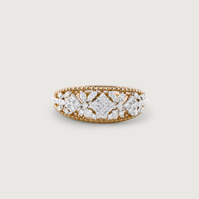 Everlasting Bond Gold & Diamond Finger Ring