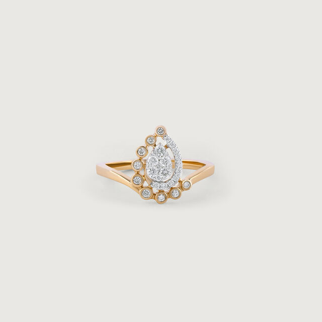 Buy Forever Promise Gold & Diamond Finger Ring at Best Price | Tanishq US