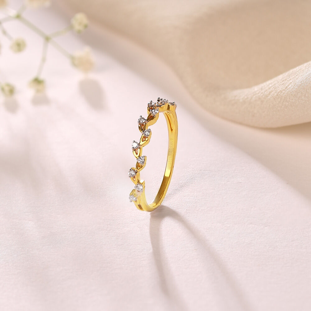 Small finger gold ring design store