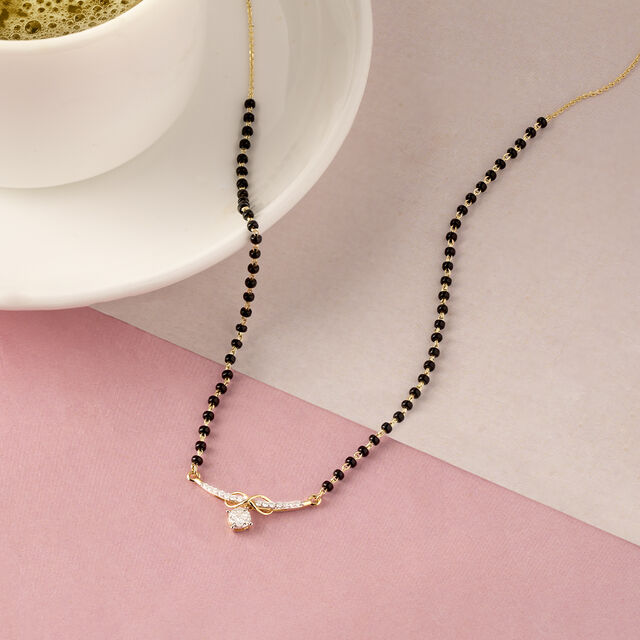 Infinite Elegance Gold and Diamond Mangalsutra