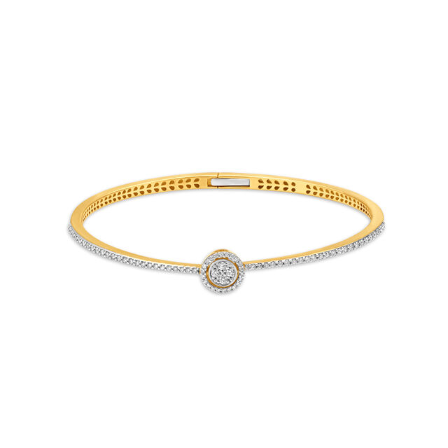 Sleek Diamond Bangle