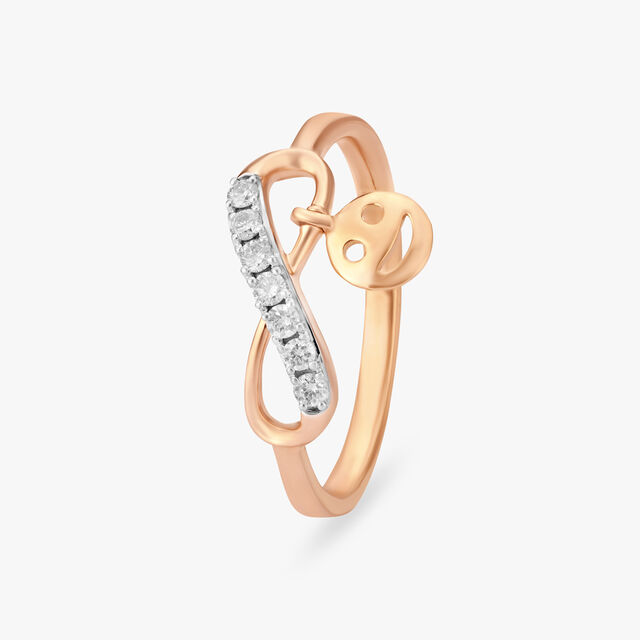Endless Joy Diamond Infinity Finger Ring