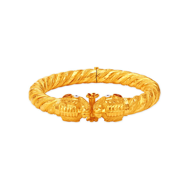 Traditional Floral Gold Bala Bangle