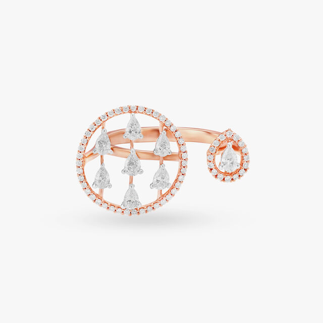 Orbit Diamond Finger Ring
