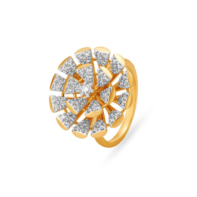 Bright Floral Finger Ring