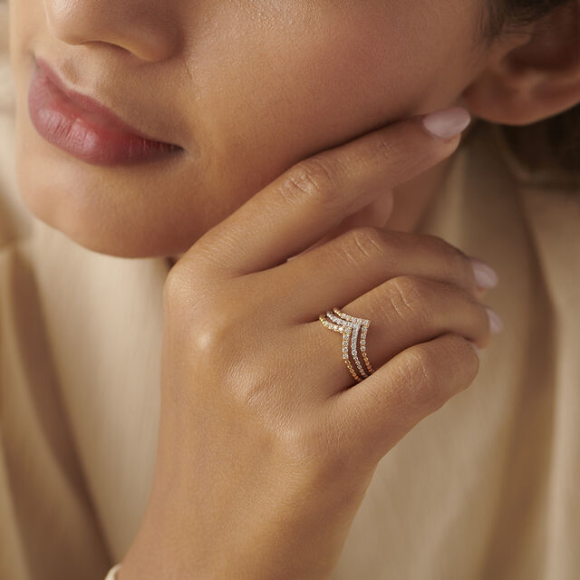Dainty Stackable Diamond Rings