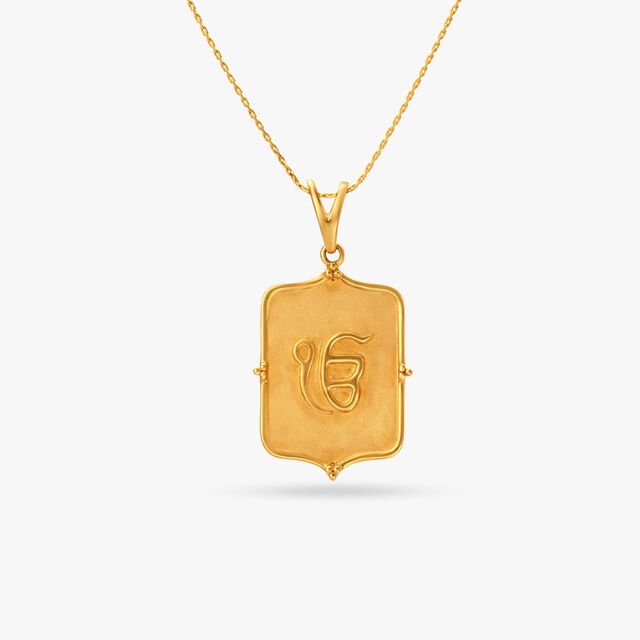 Brilliant Ik Onkar Pendant