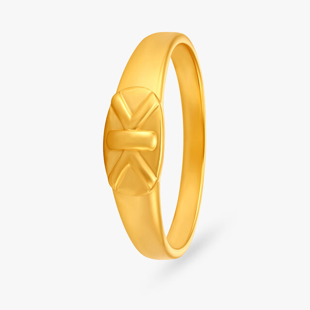 Subtle Embossed Ring for Men