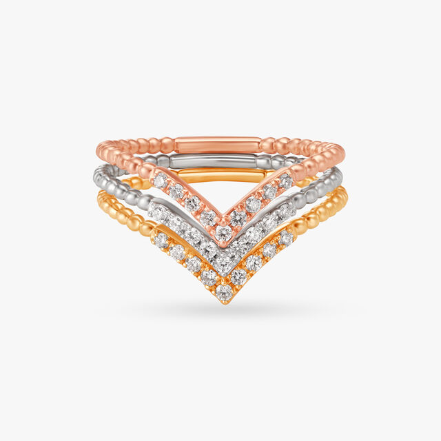Dainty Stackable Diamond Rings